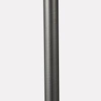 China Round Anodized White 0.6mm Metal Pipe Curtain Rod for sale