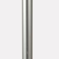 China Round Anodized White 0.6mm Metal Pipe Curtain Rod for sale