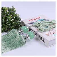 China Glass Crystal Round Head Rope Curtain Bandage For Living Room for sale