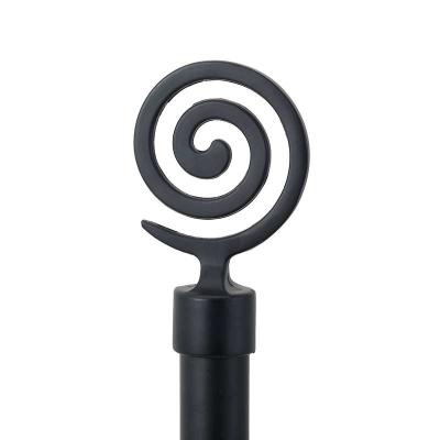 China European Style Fish Plate Stainless Steel Exquisite Curtain Rod for sale