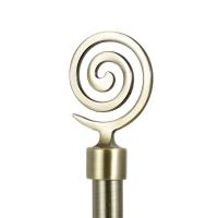 China 0.5 MM Thickness Stainless Steel Fish Plate Exquisite Curtain Rod for sale
