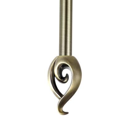 China 16mm Heart Tear Type Stainless Steel Exquisite Curtain Rod for sale