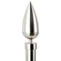 China 16mm Raindrop Type Exquisite Curtain Rod Stainless Steel Materials for sale
