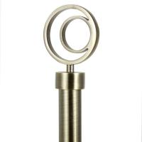 China 16mm Diameter Moon Stainless Steel Exquisite Curtain Rod for sale
