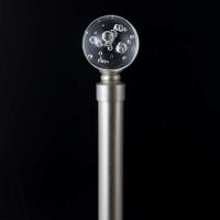 China European Style 16mm Crystal Round SS Exquisite Curtain Rod for sale