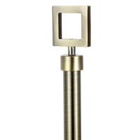 China 16mm Square Stainless Steel Exquisite Curtain Rod European Style for sale