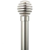 China Modern 16mm Spherical Strip Stainless Steel Exquisite Curtain Rod for sale
