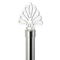 China European Style 16mm Hollow Stainless Steel Exquisite Curtain Rod for sale