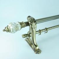 China Zinc Alloy Double Bracket SS Hotel Curtain Pipe for sale