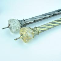China Needle Type Double Seat Rail 300cm Pipe Curtain Rods for sale