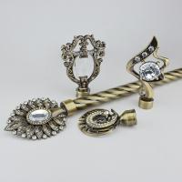 China 1.0mm Muslim Style Head Russia Metal Curtain Rods for sale