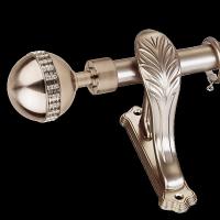 China Ball Type Diamond Set 16mm Pipe Curtain Rods for sale