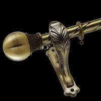China 300cm Adjustable Pipe Curtain Rods Electroplate Treatment for sale