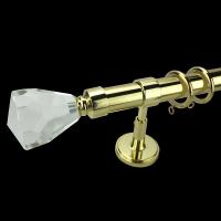 China Plain Pipe 16mm Poles Diameter Brass Curtain Rods for sale