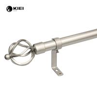 China 28/25 MM Extendable Iron Pipe Curtain Rods For Bedroom Decoration for sale