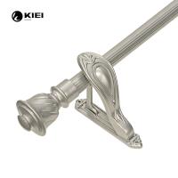 China 1M Length Iron Curtainn Rod With Ball Shape Finials Plating Treatment for sale