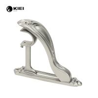 China Metal Material 28MM Curtain Rods With Sigle Barcket For House Decor for sale