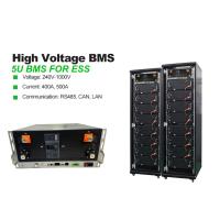 China high voltage BMS(HV BMS) lithum-ion bms Master slave structure  with Short Circuit Protection 180S 576V 400A for  ESS BESS UPS for sale