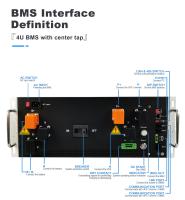 China GCE high voltage BMS(HV BMS) 128S 409.6V 250A Center Tap BMS For UPS for sale