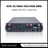 China High Voltage Battery Management System with IP20 Protection 2 Dry Contact Outputs 125A Max Current for sale