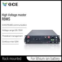 China Battery Energy Storage Solution Master Slave LFP/NMC/LTO BMS 136S 435.2V 125A BMS 3U For ESS UPS for sale