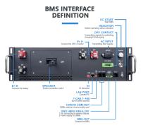 China Battery Energy Storage Solution Master Slave LFP/NMC/LTO BMS 136S 435.2V 125A BMS 3U For ESS UPS for sale