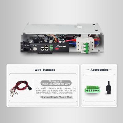 China GCE wholesale price 72S 60S 64S 70S 75S 50A Integrated BMS compact size high voltage BMS(HV BMS) Master-slave all in one Full set for sale