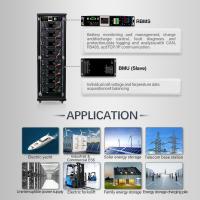 China Black Sand Grain high voltage BMS(HV BMS) 2U 50A 112S 358.4V With 3.5 Inches HMI display for sale