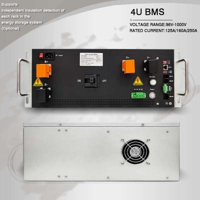 China 4U case overall High Voltage Battery Management System Bms 576V 250A for sale