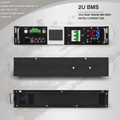 China Lifepo4 high voltage BMS(HV BMS) With Relay Contactor 45S 144V 50A 2U for sale