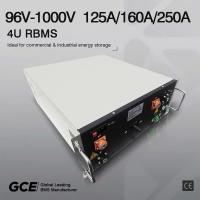 China GCE BMS 768V 125A 4U Master BMS high voltage Lithium Passive Balancing 19 inch BMS for UPS Relay Contactor Protection for sale