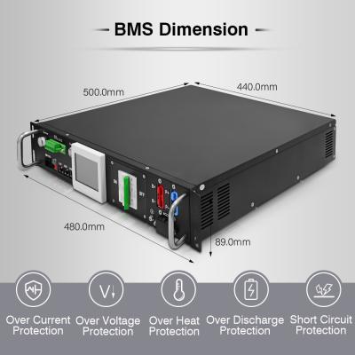 China RS485 Lithium Battery Management System Bms 90S 288V 50A With 12S 15S 16S 24S BMU for sale