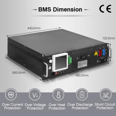 China 3 Level Structure Relay BMS Solar Battery Management System 480V DC 63A for sale
