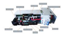 China 144V 45S 50A 100A Lifepo4 BMS with CAN RS485 Communication for sale