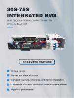 China GCE IP55 Air Cooled Integrated BMS with Reverse Connection Protection for Off-Grid Battery Management System for sale