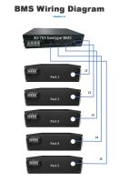 China 192V 60S Integrated BMS with Real-time Monitoring and Passive Resistance Equalization for Lithium Ion Battery for sale