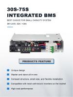 China 144V 50A Master and Slave All in One Battery Management System (BMS) for Lithium Ion Battery Pack for sale