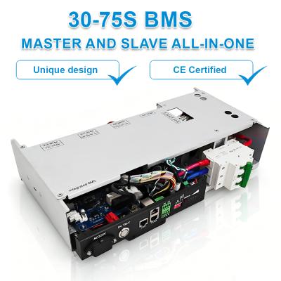 China RBMS09 60S 100A Integrated High-Voltage BMS for 15S LiFePO4 Battery Packs – 120-370V Operating Range, CAN/RS485/TCP/IP, Passive Balancing, CE Certified, 2U Rack Mount for sale