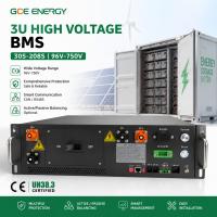 China High Voltage BMS GCE Master Slave HV BMS 120S 144S 160S 192S 120V-750V 125A Lithium Battery Management System for Solar ESS BESS Energy Storage System for sale