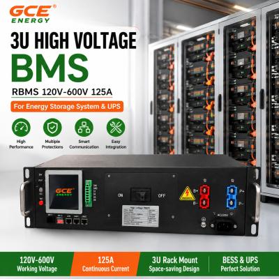 China BMS High Voltage Battery Management System 96S307.2V HV BMS 125A For Stationary ESS UPS High Voltage Lithium Batteries for sale