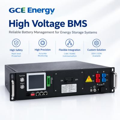 China GCE  GCE Energy BMS High Voltage BMS  128S 409.6v 125A Lifepo4 Battery High Voltage Bms Battery Management System with CAN RS485  Optimized for ESS BMS Bess for sale
