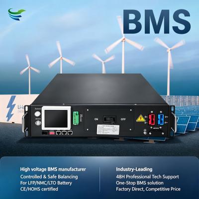 China GCE 3U HV BMS 45S 125A 144V BMS High-voltage BMS manufacturer BMS for commercial industrial ESS SOC SOH SOP calculation for sale