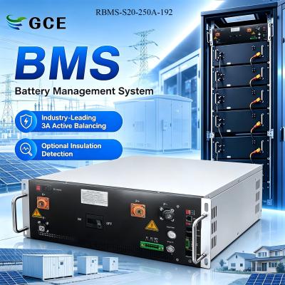 China GCE HV BMS 60S 250A 192V BMS High voltage BMS RBMS BMU Architecture  Master Slave BMS BMS for High Voltage ESS for sale