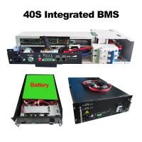 China Integrated 40s Bms For Lifepo4 Battery 128V 100A 50A Canbus Rs485 for sale