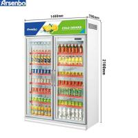 China Microcomputer Commercial Soda Refrigerator 600L 320w 6 Shelves for sale