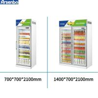 China Microcomputer Commercial Soda Refrigerator 600L 320w 6 Shelves for sale