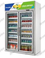 China Upright 4 Door Commercial Display Drink Fridge 1000L SS304 Material for sale
