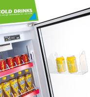 China EMC 420W Commercial Beverage Refrigerator Painted Metal Material for sale