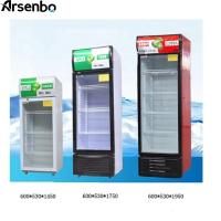 China Single Door Commercial Refrigerator Beverage Cooler 350L Multiscene Durable for sale