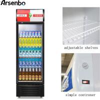 China Single Door Commercial Refrigerator Beverage Cooler 350L Multiscene Durable for sale